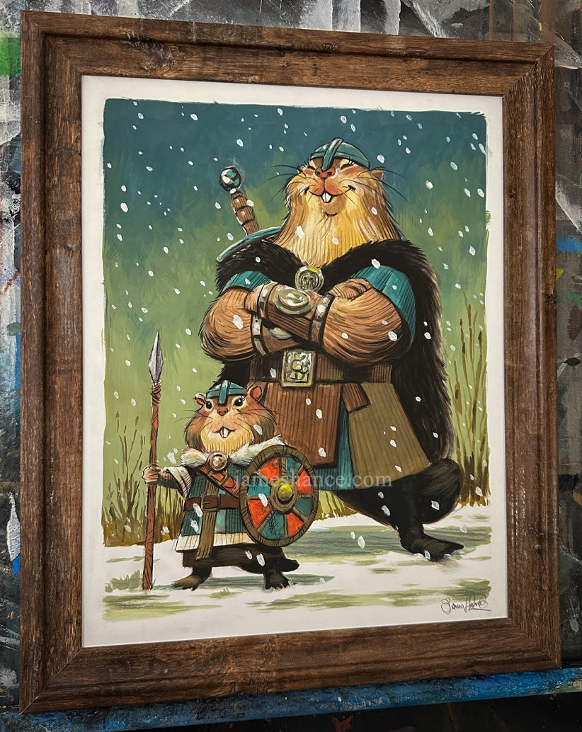 Where You Lead, I Will Follow (Original Framed Painting) – Art by James Hance