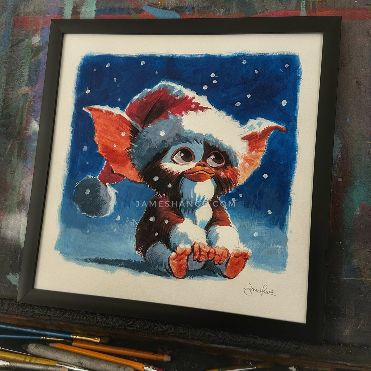 Gizmo (Original Framed Painting) – Art by James Hance