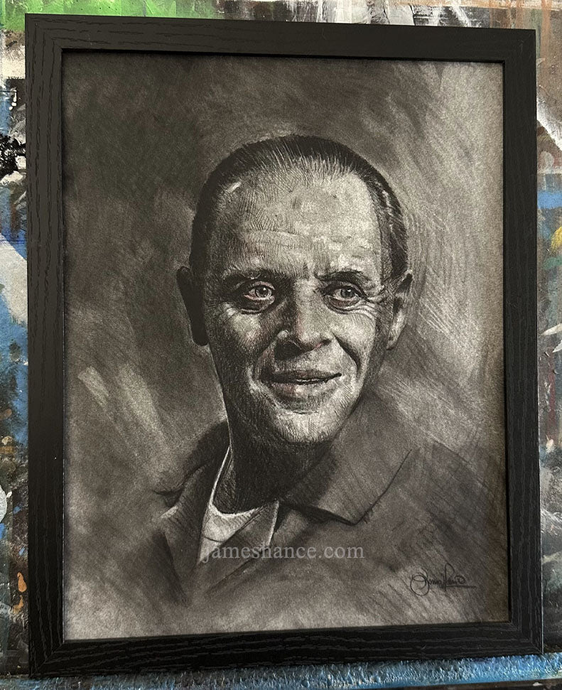 Lecter (Original Framed Drawing) – Art by James Hance