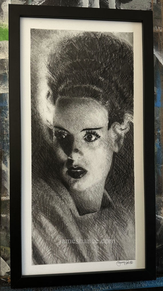 The Bride (Original Framed Drawing) – Art by James Hance