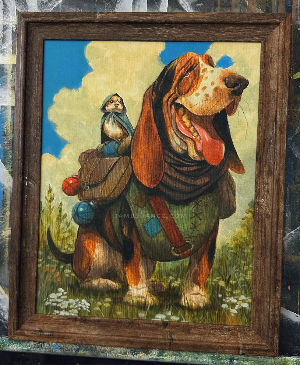 Valiant Wanderers (Original Framed Painting) – Art by James Hance
