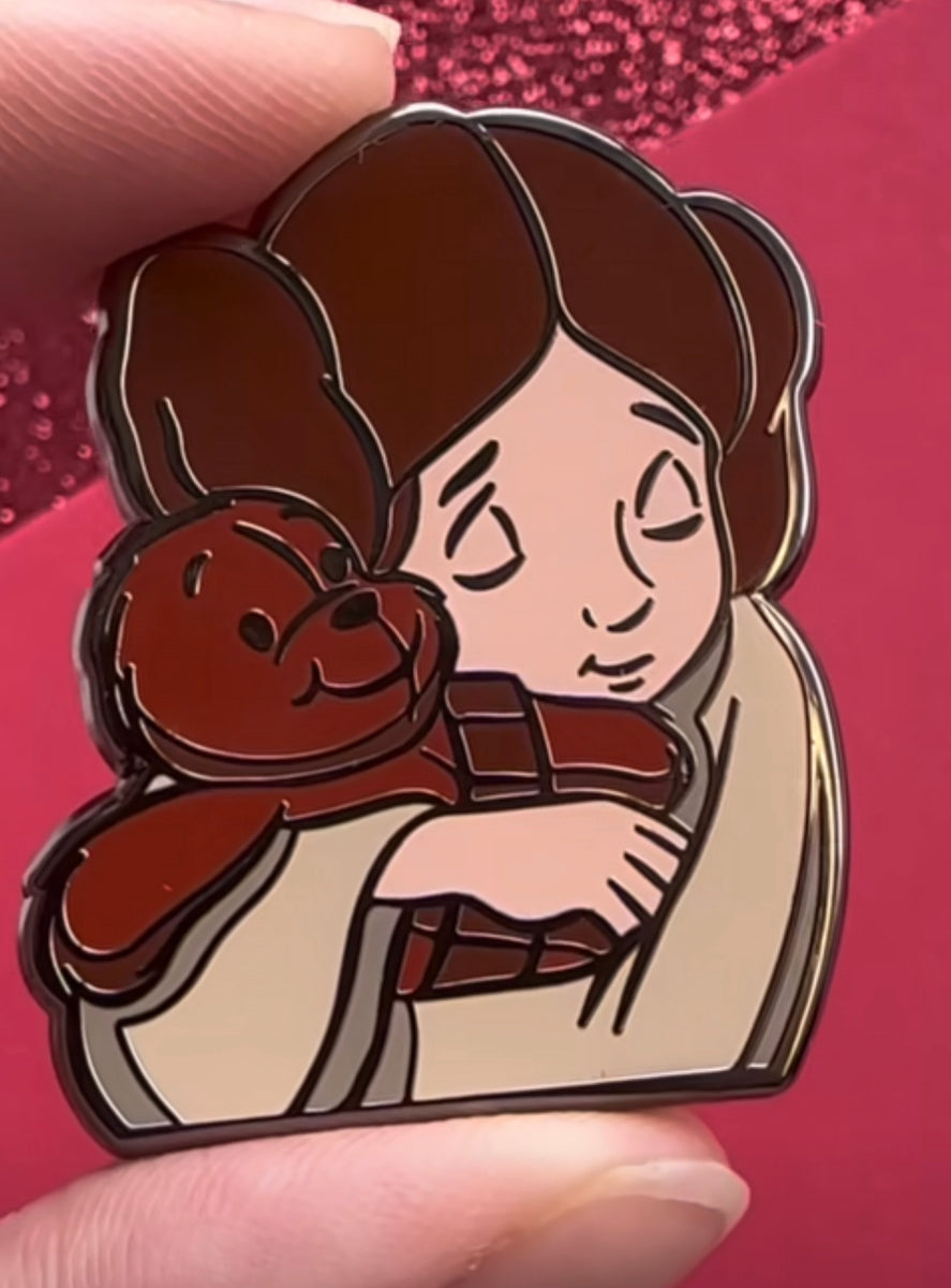 “The Princess & Chew” Enamel Pin – Art by James Hance