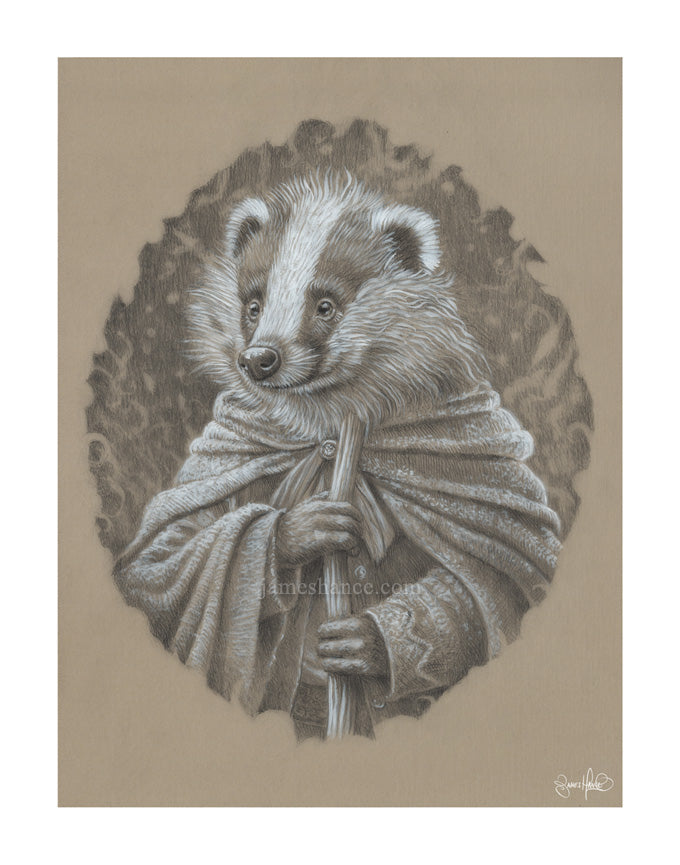 A Good Badger In A Weary World – Art by James Hance