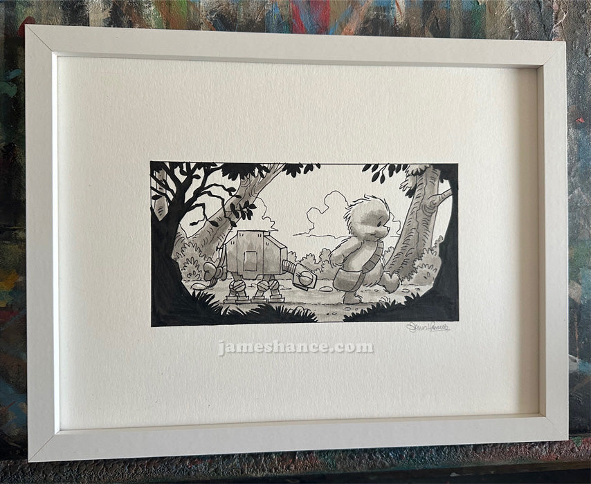 At-Ore & Chew (Wookiee the Chew - Original Drawing) – Art by James Hance