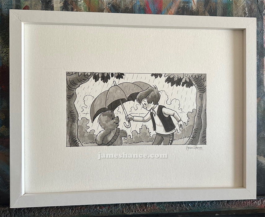 Chrisolo & Chew (Wookiee the Chew - Original Drawing) – Art by James Hance