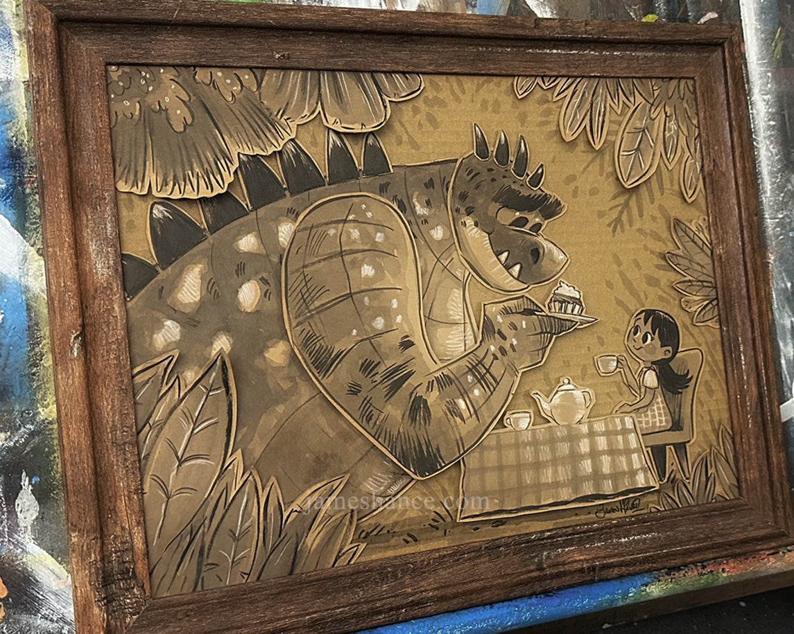 Days Like These (Original Framed Painting / Papercraft) – Art by James ...