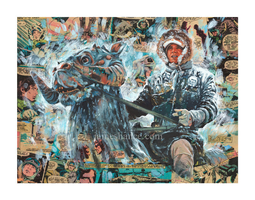 Han on Hoth (Comic Book Collection Print) – Art by James Hance