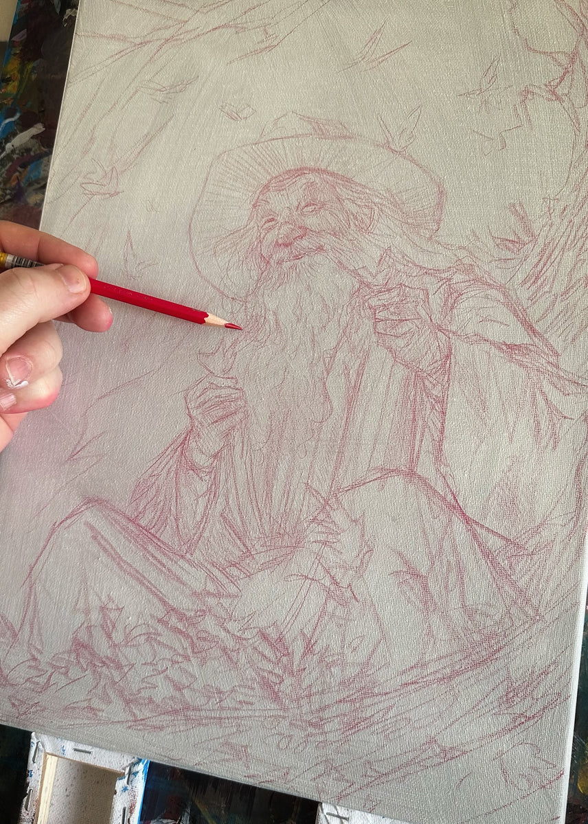 The Time That Is Given Us (Original Painting) – Art by James Hance