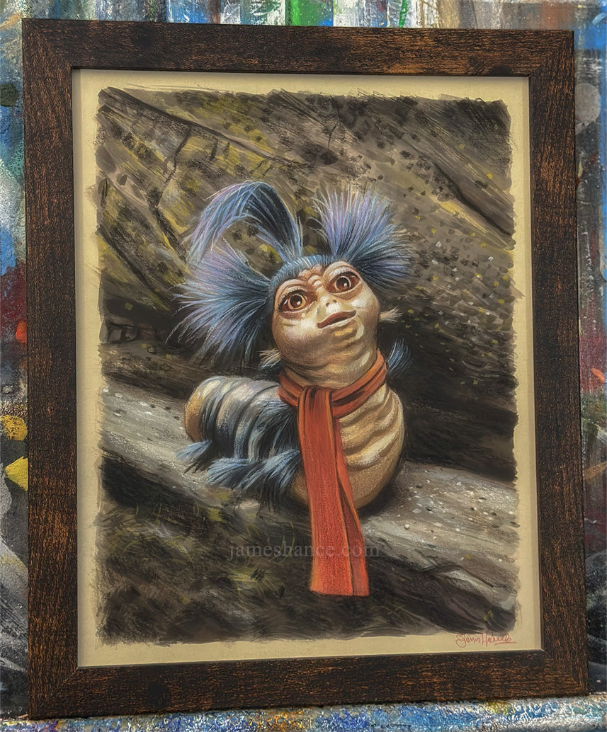 Just A Worm (Original Painting) – Art by James Hance