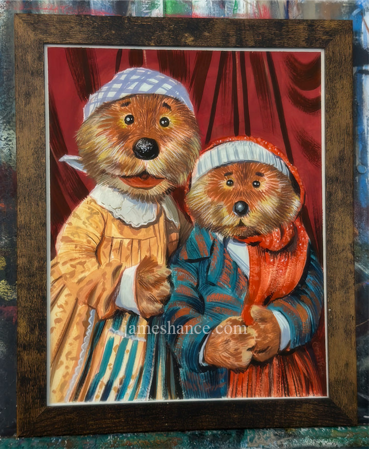 There's Room For Us All (Original Framed Painting) – Art by James Hance