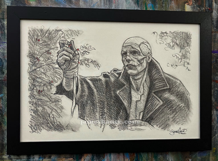 The Miracle (Original Framed Drawing) – Art by James Hance