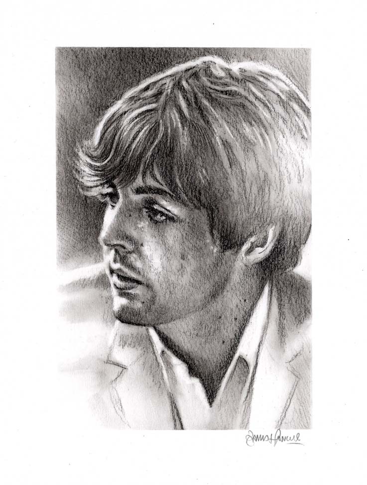Paul (Original Charcoal Drawing) – Art by James Hance