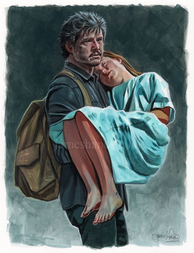 You'd Only Come After Her (Original Painting) – Art by James Hance