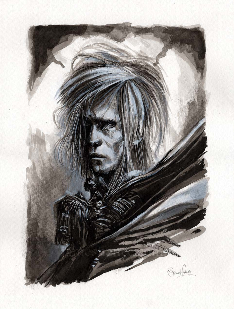 Jareth #2 (Original Ink Drawing) – Art by James Hance