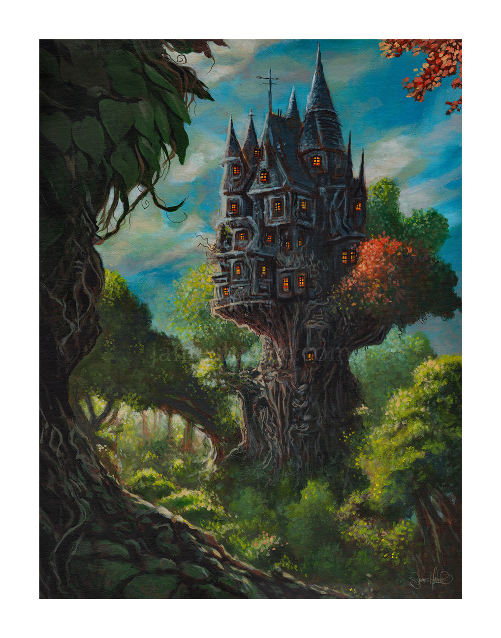 Castle Tree House Drawings